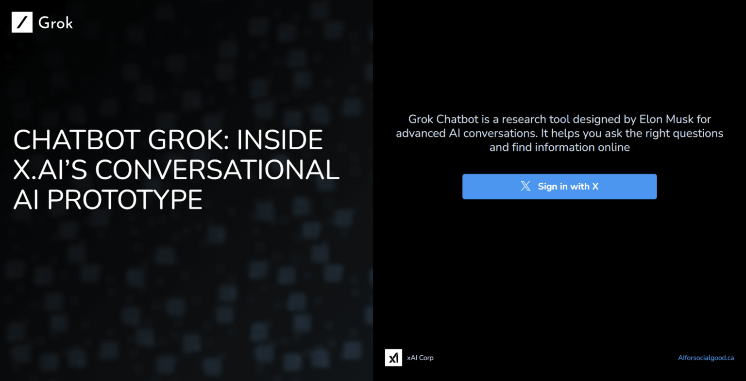 Chatbot Grok X Ai Bid To Rival Big Tech Conversational Ai